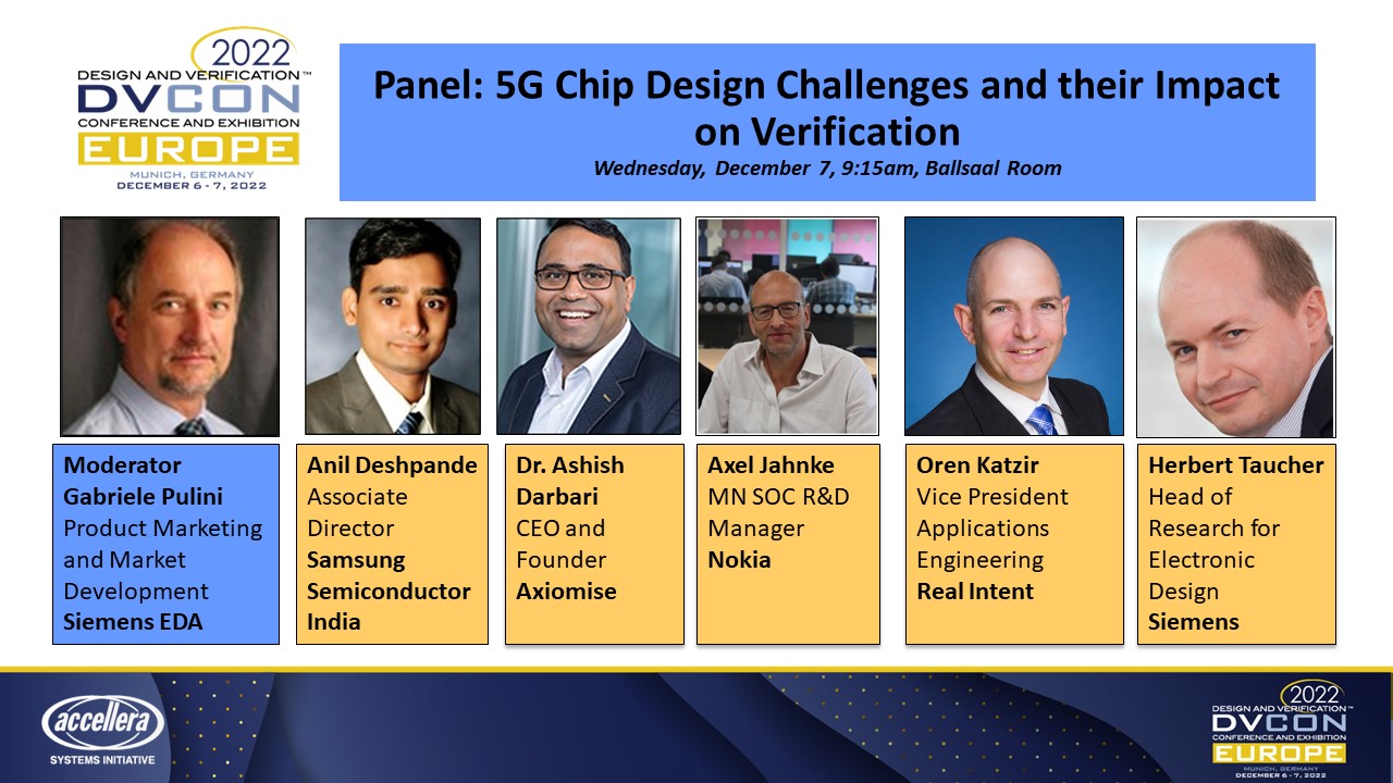 Panel: 5G Chip Design Challenges and their Impact on Verification ...